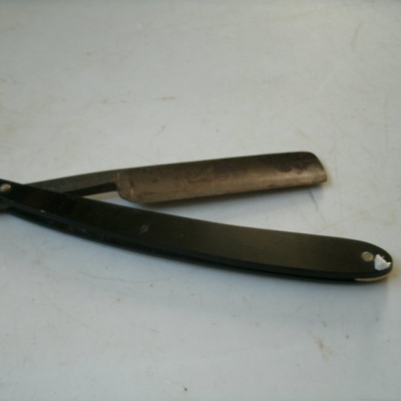 hand made. | Grooming | Vintage Handmade Bakelite Handle Straight Razor ...